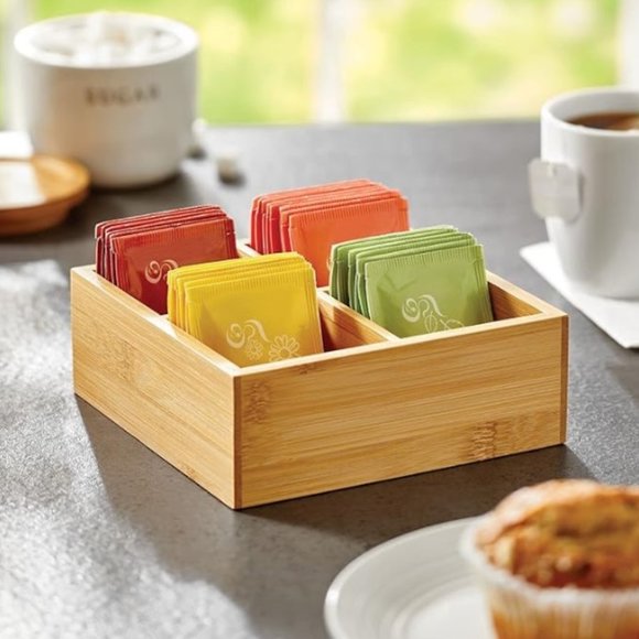 Wall Decor | Bamboo Divided Storage Bin Container Drawer Organizer ...